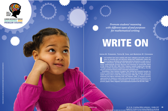 Resources for Elementary Mathematical Writing | Elementary Mathematics ...